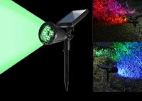 China 7 Colors Changing Solar LED Garden Lights , Solar Powered Led Pole Lights for sale