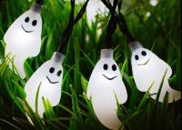China Multi Color Solar LED Garden Lights ,  Ghost Outdoor Holiday String Lights for sale