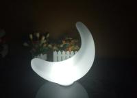 China Mini Yellow Lovey Smile Moon LED Night Light  Plastic Material For Kids Gift for sale