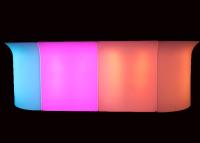 China Popular Party Rental LED Bar Counter Furniture With Colorful Lighting Color for sale