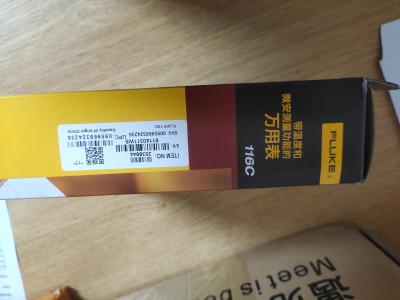 China Fluke 116 HVAC/R Multimeter with Temperature and Microamps Input Voltage 0-20V CAT III 600V Rating for sale