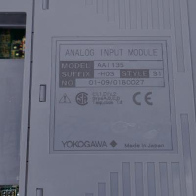 China YOKOGAWA AAI135-H03 S1 Analog Input Module 8-Channel 4-20mA 500V AC for sale