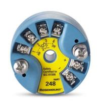 China Rosemount 248 Head Mount Temperature Transmitter 5-Point Calibration Options for sale