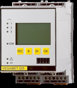 China VEGAMET 625 Calculation and Display Instrument for HART Level Sensors 2 Inputs for sale