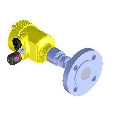 China VEGABAR 81 Pressure Transmitter with Chemical Seal 400°C for Corrosive Media for sale