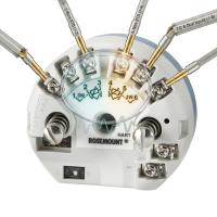 China 644 Temperature Transmitter 4-20mA HART Head Mount Dual Sensor SIL 3 IEC 61508 for sale
