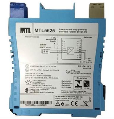 China MTL5525 Low-Current Loop-Powered Solenoid Alarm Driver - 24V Output, 48mA Current Limit for Hazardous Areas for sale