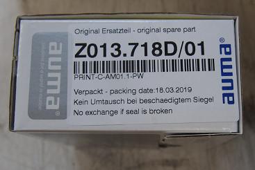 China AUMA AM01.1 Actuator Logic Board Z013.718D/01 - 12 Month Warranty for Industrial Valve Control for sale
