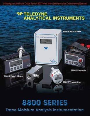 China Teledyne 8800P Portable Trace Moisture Analyzer with -100°C to +20°C Dew Point Range and Battery Operation for sale