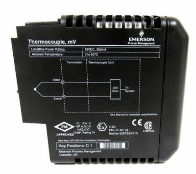 China DeltaV VE4003S5B1 8 Channel Thermocouple Terminal Block with 2 Kg Weight for Process Control Systems for sale
