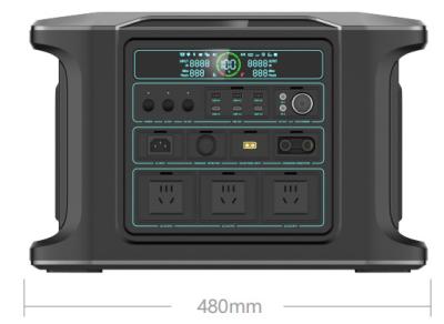 China Bidirectional AC Portable Power Station 2160Wh LiFePO4 Battery 2200W 15 Outputs for sale