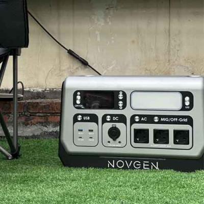 China NOVB2048 Balcony Solar Portable Power Station 2048Wh LiFePO4 2200W Free Installation for sale