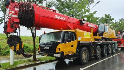 China SANY-130 Truck Mounted Boom Crane - 130 Ton Capacity, 73 Meter Boom, 298 KW Power for sale
