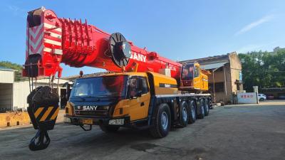 China SANY SAC180T 180 Ton Mobile Crane with 62m Main Arm and Dual Mercedes-Benz Engines for Heavy Lifting Operations for sale