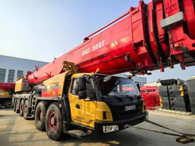 China SANY 450 Ton Heavy Duty Boom Truck with 42m Auxiliary Boom - 2021 Model with 4,500 Upper Unit Hours for sale