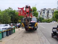 China STC200E5 Sany Truck Mounted Crane 2020 August 6000km Mileage Mobile Truck Crane for sale