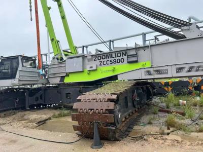 China Zoomlion ZCC5800 Crawler Crane - 500 Ton Capacity, WP12G430E300 Engine, Wind Power Configuration - November 2022 Manufacture for sale