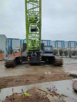China Zoomlion ZCC500V 500 Ton Crawler Crane with 84m Main Boom and 66m Tower Jib for sale