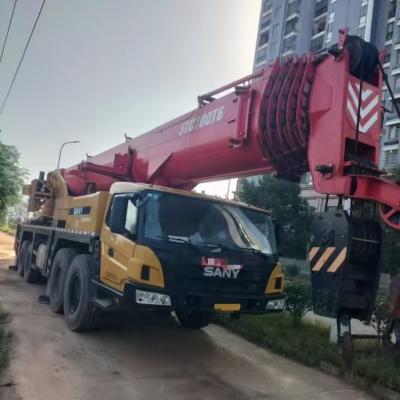 China Used Sany Truck Crane STC900T6 2021.4 Production Year 3540 Running Time for sale