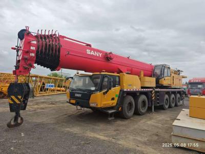 China 2023 SANY Used Crane 160 Ton 8 Section Boom, 2 Engines, 88m Main Boom, 17.5m Jib, 57 Ton Counterweight for sale