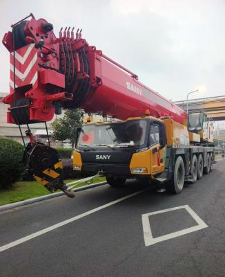 China 2023 Sany Used Crane SAC2200C8-8 Main Boom 88m Jib 20m Counterweight 74t Running Time 1793h Mileage 9311km Excellent Working Condition for sale