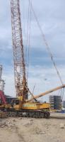 China 2017 XCMG XGC260 Second-Hand Crawler Crane with 93m Main Boom, 66m Tower Jib, 142t Counterweight and 15,000 Operating Hours for sale