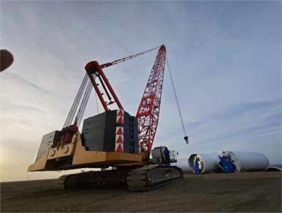 China 2023 SANY SCC3200A-8 Used Crawler Crane With A 62-Meter Boom, 170-Ton Counterweight, 411 Hours Of Operation, And Excellent Working Condition. for sale