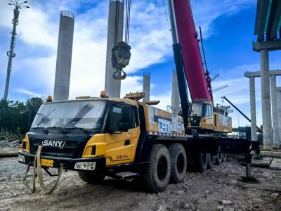 China 2022 Sany Used SAC3500 Crane With A 93-Meter Main Boom, A 36-Meter Jib, And A 120-Ton Counterweight. It'S In Excellent Working Condition. for sale