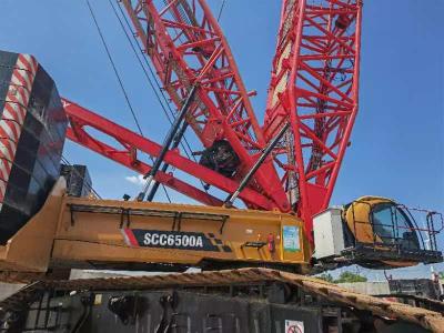 China 2019 Sany Used Crane SCC 6500 Main Boom 147+12m   Counterweight 560 Tons   Operating Hours 1041h   Excellent Condition. for sale