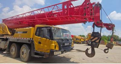 China 2021 Sany STC550 Used Crane: 45m Main Boom, 16m Jib, 10.5-Ton Counterweight, Excellent Working Condition. for sale
