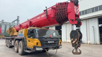 China 2022 Sany STC1300C8 Used Crane: 75.5m Main Boom, 17m Jib, 57-Ton Counterweight, Excellent Working Condition. for sale
