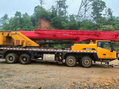 China 2023 Sany Used Crane STC500C5 Main Boom: 44m Jib: 16m Counterweight: 9.5 Tons Excellent Working Condition. for sale