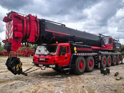 China 2022 Sany Used Crane SAC5000 Main Boom: 85 Meters Jib: 48 Meters Counterweight: 143 Tons Excellent Working Condition. for sale