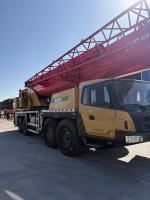 China 92m Tower Boom Length SANY Truck Crane Offering 25 Tons Hoist and Electronic Proportional Control System Designed for Lifting for sale