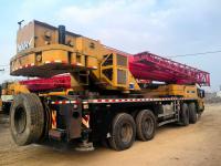 China 176KW Engine Rated Power Folding Boom Crane Featuring 42m Towerjib Designed for Construction and Material Handling Tasks for sale