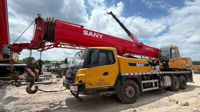 China 2022 Sany Used Crane STC250E5-1 Truck Crane 25T Lifting Capacity 6.8T Counterweight 41M Boom Length Yuchai Engine  Mobile Crane Manufacturer for sale