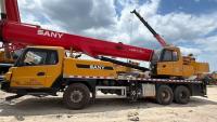 China 2022 Sany Used Crane STC250E5-1 Truck Crane 25T Lifting Capacity 6.8T Counterweight 41M Boom Length Yuchai Engine  Mobile Crane Manufacturer for sale