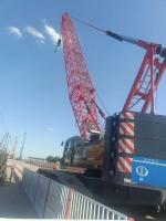 China 2023 SANY SCC1500A-8 150t Crawler Crane: 43m Main Boom, 100t+13.5t Hooks, 55t Rear Counterweight + 20t Central Counterweight. Ideal For Heavy Lift Projects. for sale