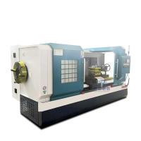 China High Precision Horizontal CNC Pipe Thread Lathe QK1322-1500 With 500MM Max Cutting Length for sale