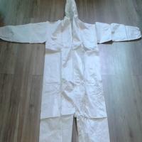 China White Disposable Coverall For Medical Care With Packaging 1pc/Bag for sale