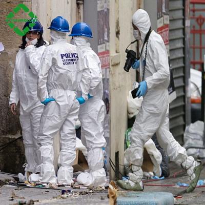 China SMS PPE Disposable Protective Coverall Isolation Gown Coveralls for sale