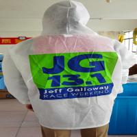China Work Clothes Disposable Lab Coat Safety Lab Jacket S / M / L for sale