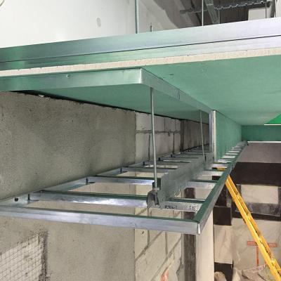 China Light Steel Keel Drywall Profile Holder 3000-3660mm Length with 0.4-1.2mm Thickness Galvanized Metal Stud and Track for sale