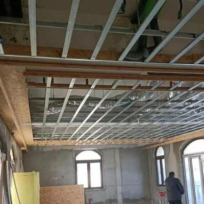 China Light Steel Keel Drywall Gypsum Board U Channel 0.4-1.2mm Thickness 3000-3660mm Length for Ceiling Systems for sale