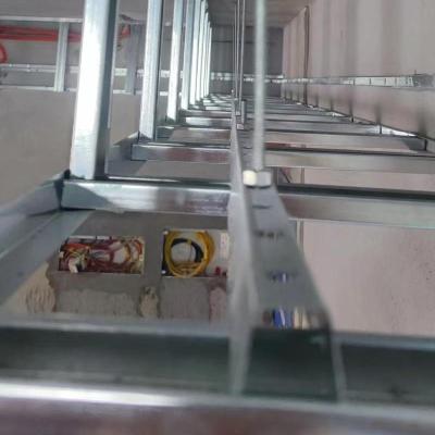 China Fireproof Light Gauge Steel Keel Furring Channel 0.4-1.2mm Thickness 3000-3660mm Length for Suspended Ceiling Systems for sale