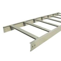 China Custom Stainless Steel Ladder Cable Tray 100-150mm Height with 250kg Load Capacity Hot-Dip Galvanized for sale