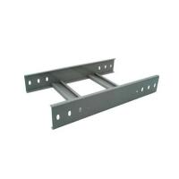 China Hot-Dip Galvanized Ladder Cable Tray with 250kg Load Capacity and 100-150mm Side Rails for Industrial Wire Management for sale