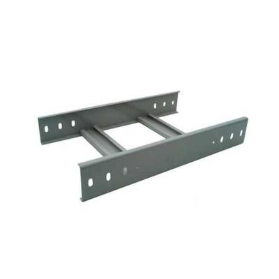 China Hot-Dip Galvanized Ladder Cable Tray with 250kg Load Capacity and 100-150mm Side Rails for Industrial Wire Management for sale