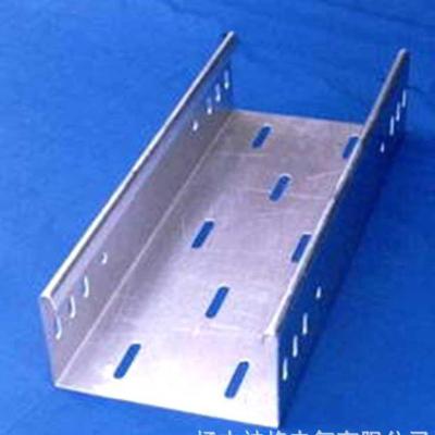 China Powder Coated Perforated Trough Cable Tray 250kg Load Capacity with Fire Resistance for Industrial Use for sale