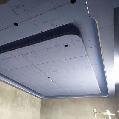 China 6.5/9.5/12.5/15mm Thickness Moisture Proof Gypsum Board - 700N Strength Square Edge Plasterboard for sale